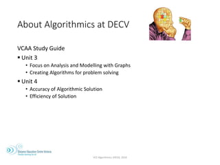 VCE Algorithmics HESS | PPT