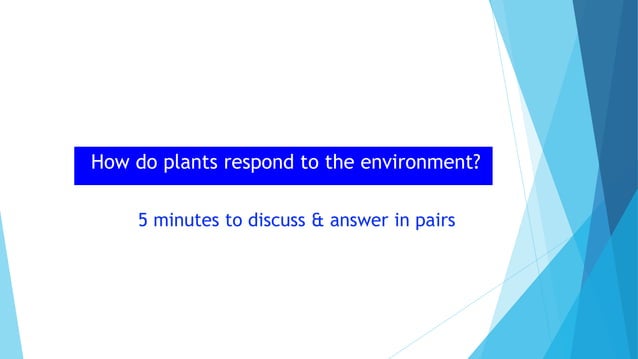 VCE Biology Plants Responding to the Environment | PPTX | Gardening ...