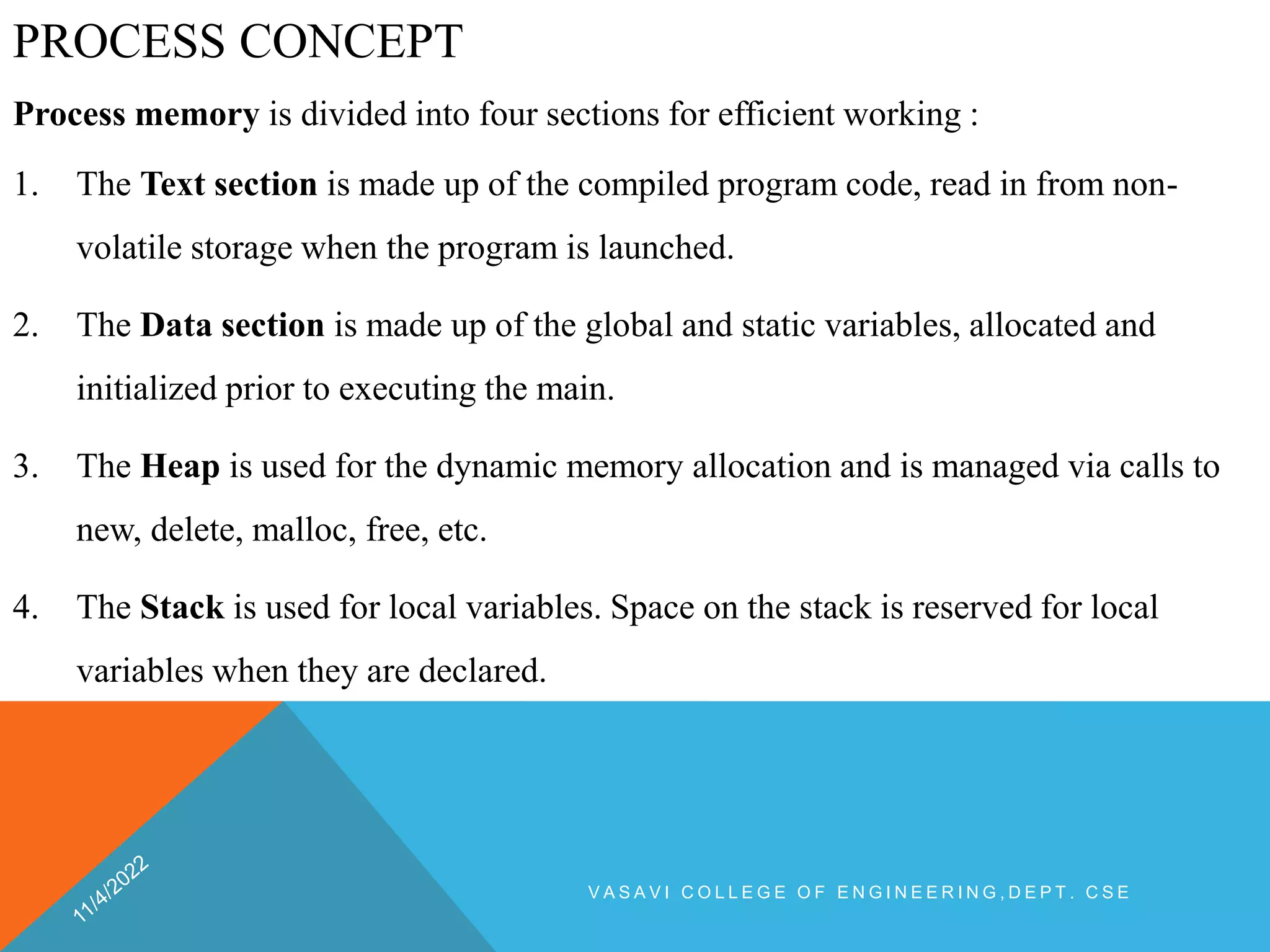 VCE_Process_UNIT-1 (1).pptx | Operating Systems | Computer Software and Applications
