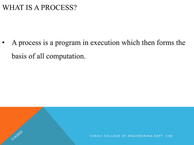 VCE_Process_UNIT-1 (1).pptx | Operating Systems | Computer Software and Applications