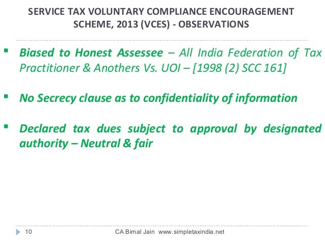 Vces overview & faq 2013 - ca bimal jain