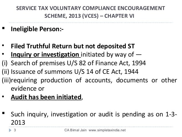 Vces overview & faq 2013 - ca bimal jain