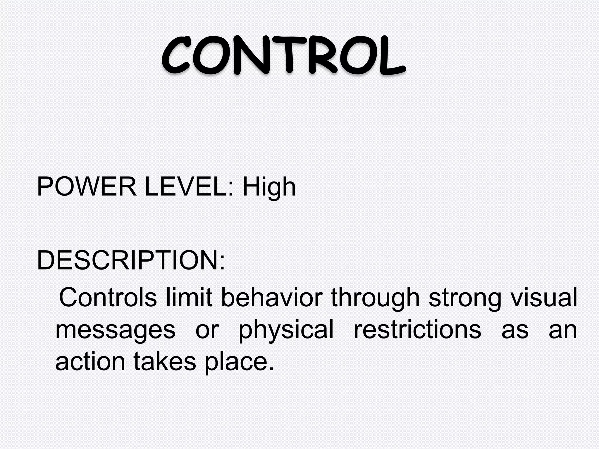 Visual control final presentation | PPTX