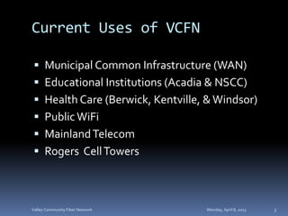 Valley Community Fiber Network | PDF