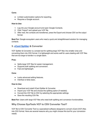 VCF to CSV Conversion_ Best Tool for 2025.pdf