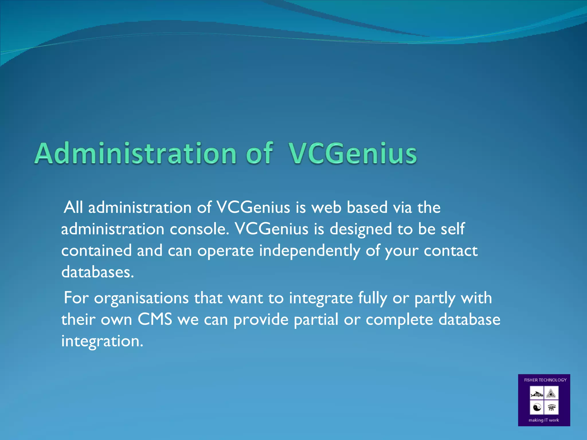 VCGenius Content Management System | PPT