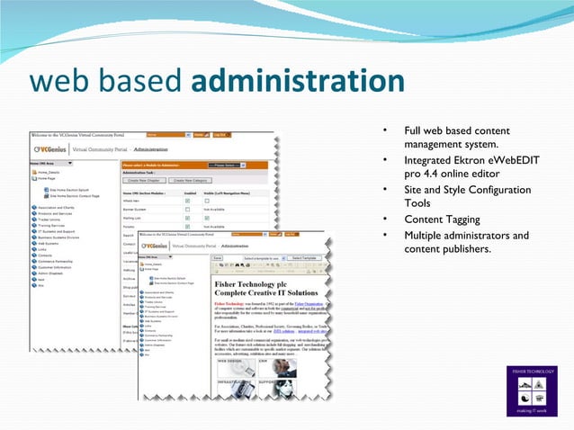 VCGenius Content Management System | PPT