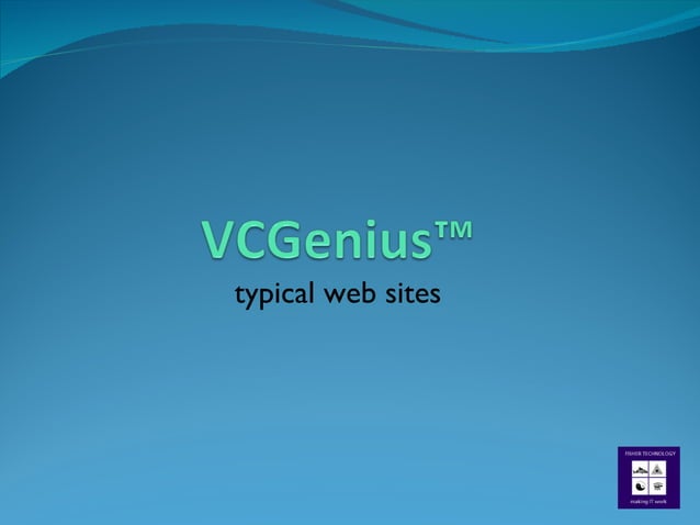 VCGenius Content Management System | PPT