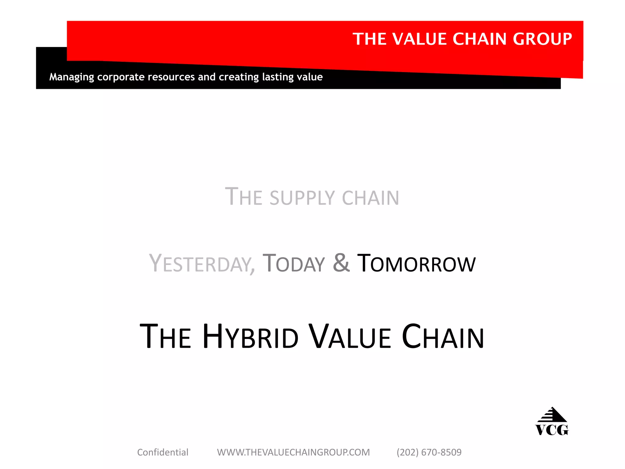 VCG Hybrid Value Chain presentation | PDF