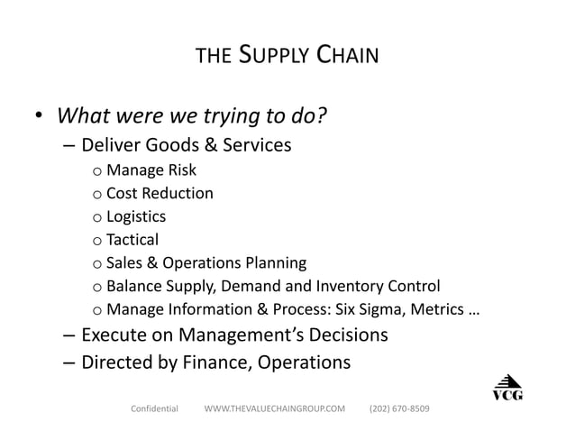 VCG Hybrid Value Chain presentation | PPT