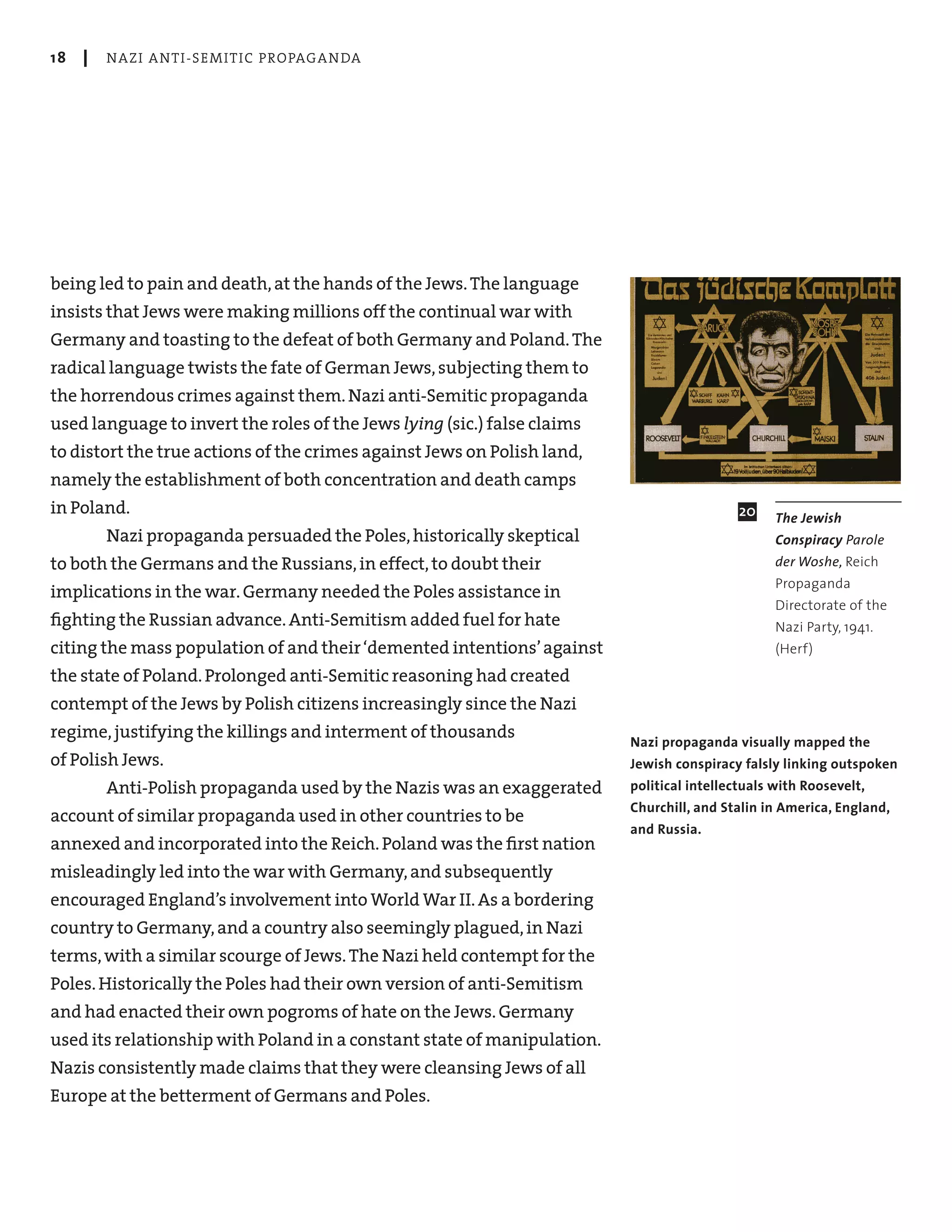 Visual Culture and the Holocaust: Nazi Anti-Semitic Propaganda | PDF