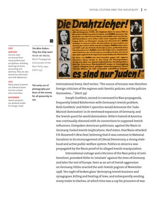 Visual Culture and the Holocaust: Nazi Anti-Semitic Propaganda | PDF
