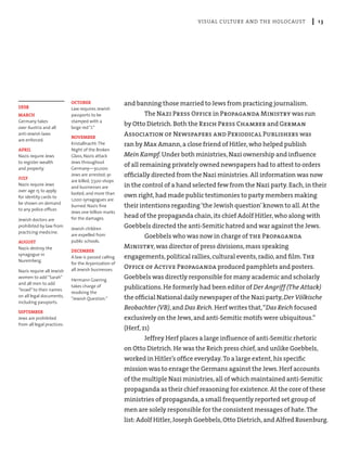 Visual Culture and the Holocaust: Nazi Anti-Semitic Propaganda | PDF