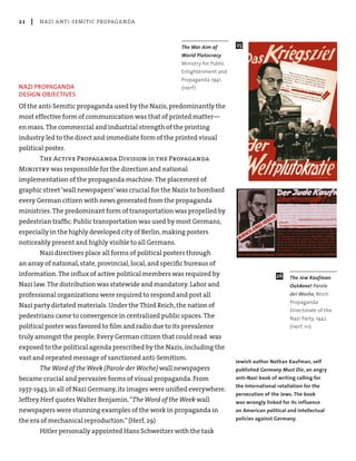 Visual Culture and the Holocaust: Nazi Anti-Semitic Propaganda | PDF