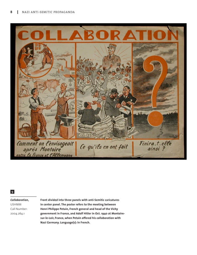 Visual Culture and the Holocaust: Nazi Anti-Semitic Propaganda | PDF