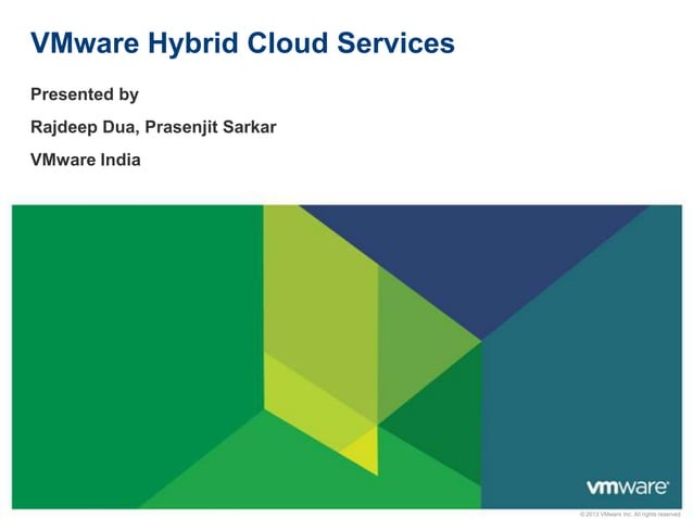 VMware Hybrid Cloud Service - Overview | PPT