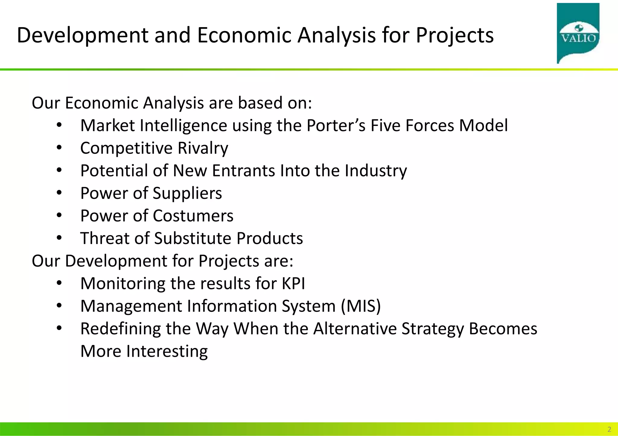 Development and Economic Analysis for Projects | PPTX