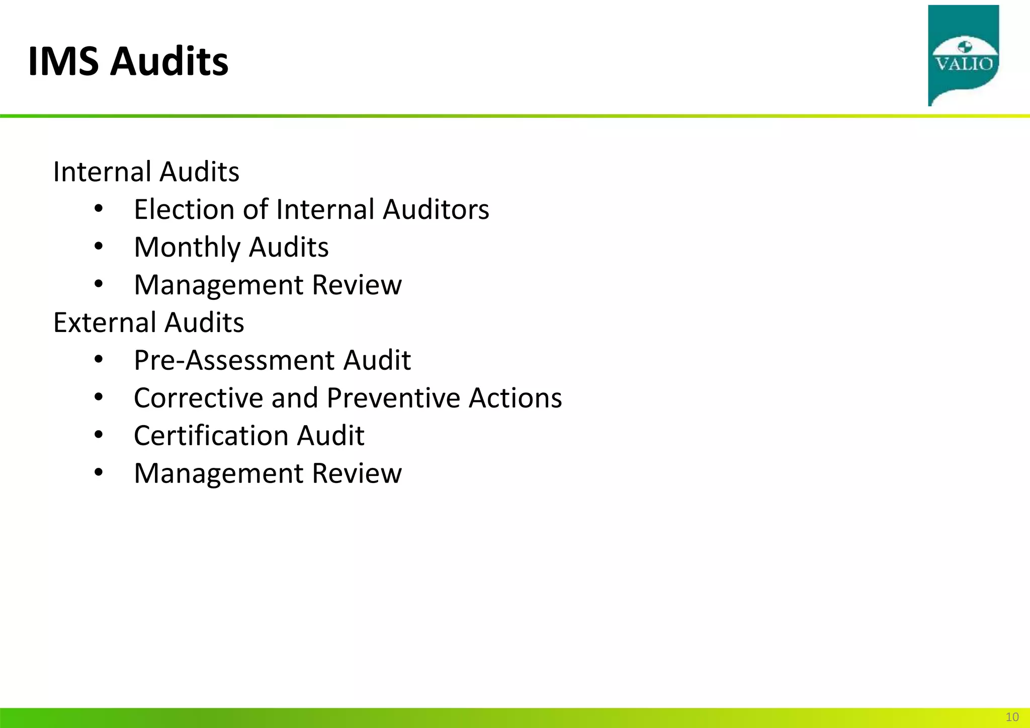 Integrated Management Systems (IMS) | PPTX