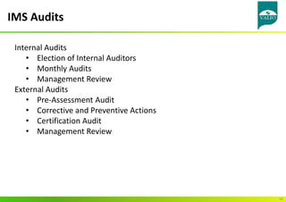 Integrated Management Systems (IMS) | PPTX