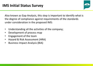 Integrated Management Systems (IMS) | PPTX