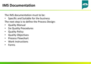 Integrated Management Systems (IMS) | PPTX