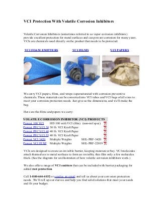 volatile corrosion inhibitors vci | vciとは 金属 – DWDJE