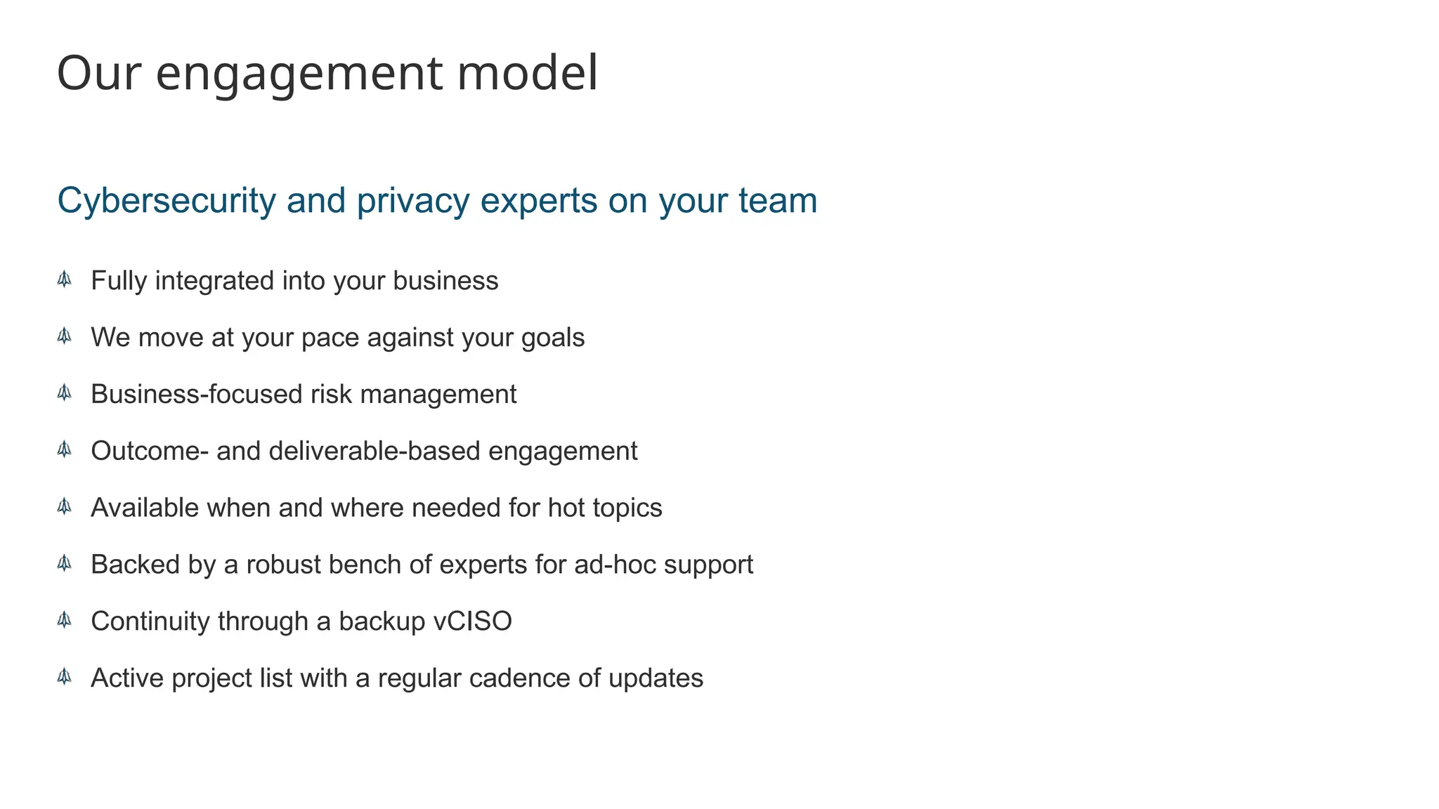 vCISO Overview Virtual CISO Chief Information Security Officer | PPT