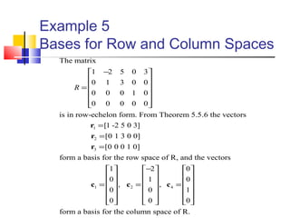 Null space, Rank and nullity theorem | PPT