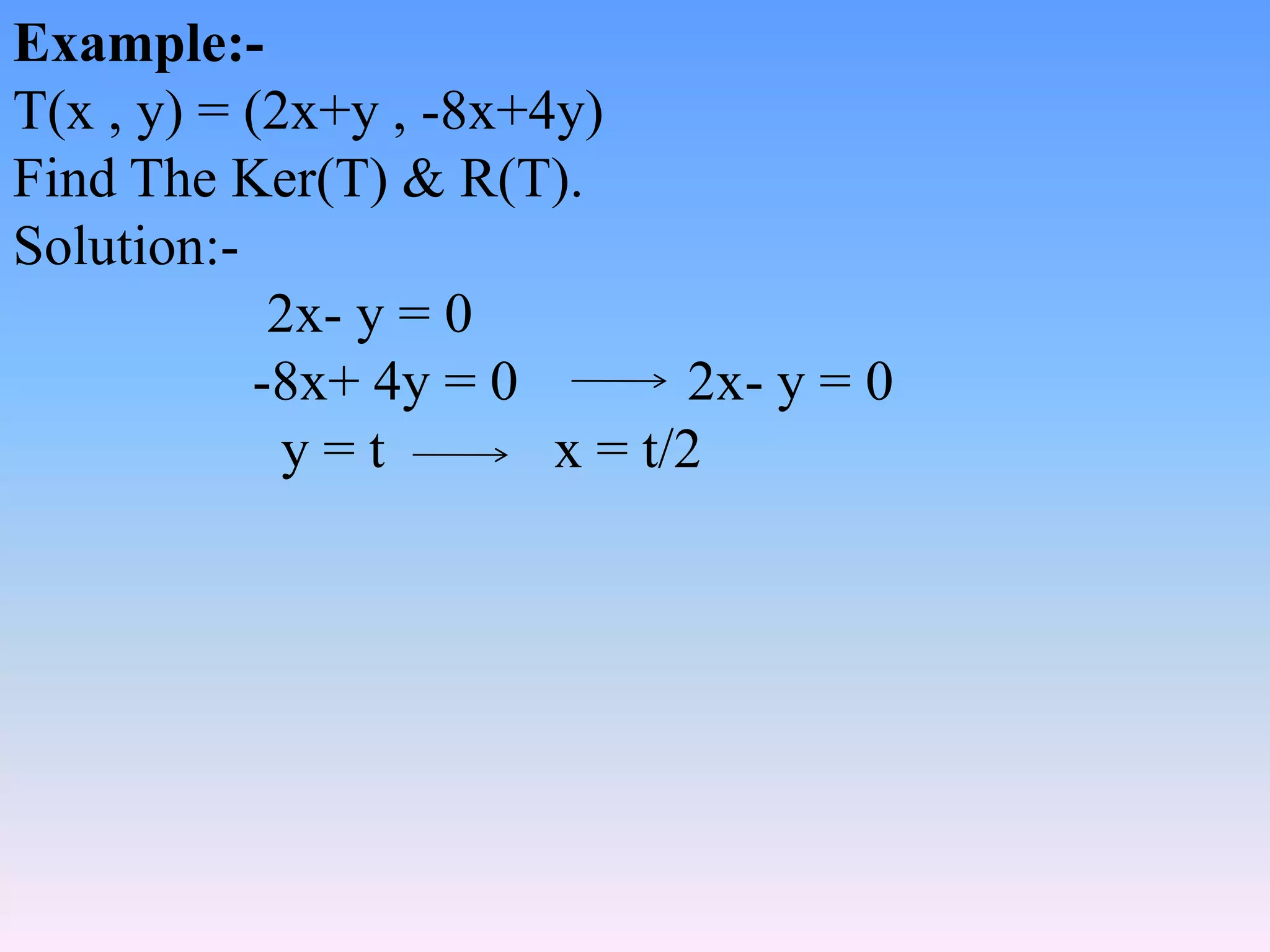 Vcla.ppt COMPOSITION OF LINEAR TRANSFORMATION KERNEL AND RANGE OF ...