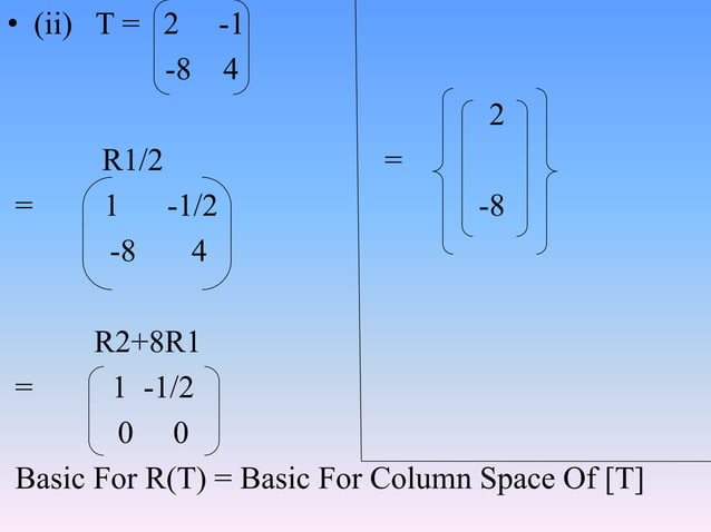 Vcla.ppt COMPOSITION OF LINEAR TRANSFORMATION KERNEL AND RANGE OF ...