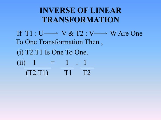 Vclappt Composition Of Linear Transformation Kernel And Range Of