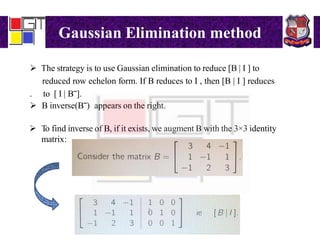 Inverse of a Matrix | PPTX