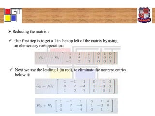 Inverse of a Matrix | PPTX