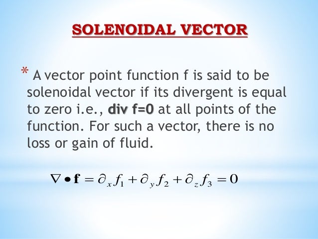VECTOR FUNCTION