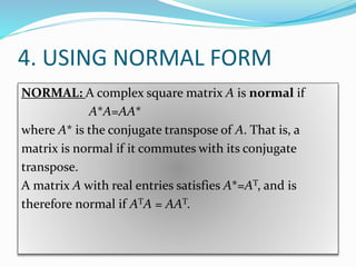 Normal Matrix