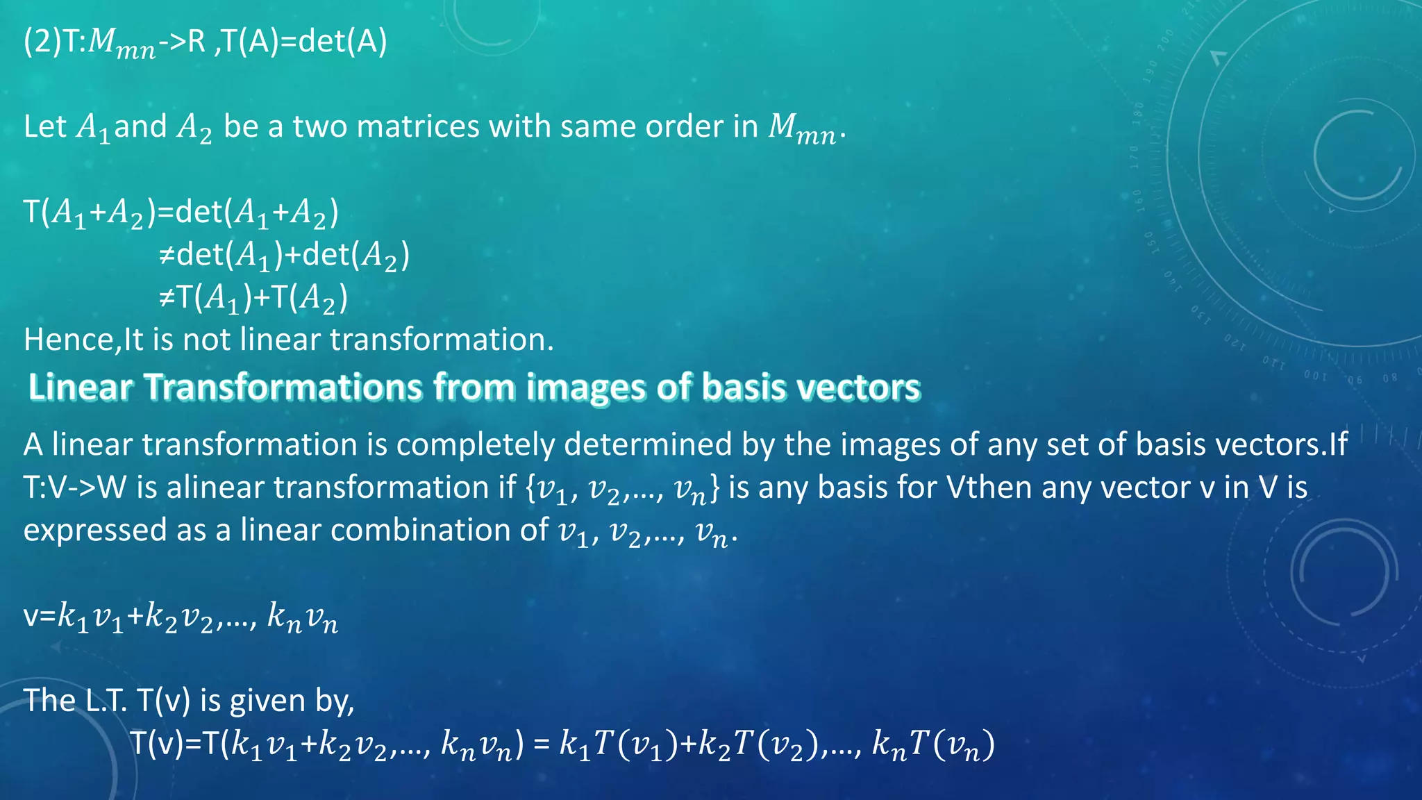 Linear transforamtion and it,s applications.(VCLA) | PPTX | Physics ...
