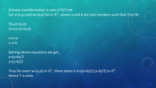 Linear transforamtion and it,s applications.(VCLA) | PPTX | Physics ...