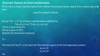 Linear transforamtion and it,s applications.(VCLA) | PPTX