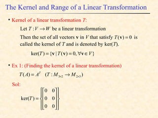 linear transformation | PPT