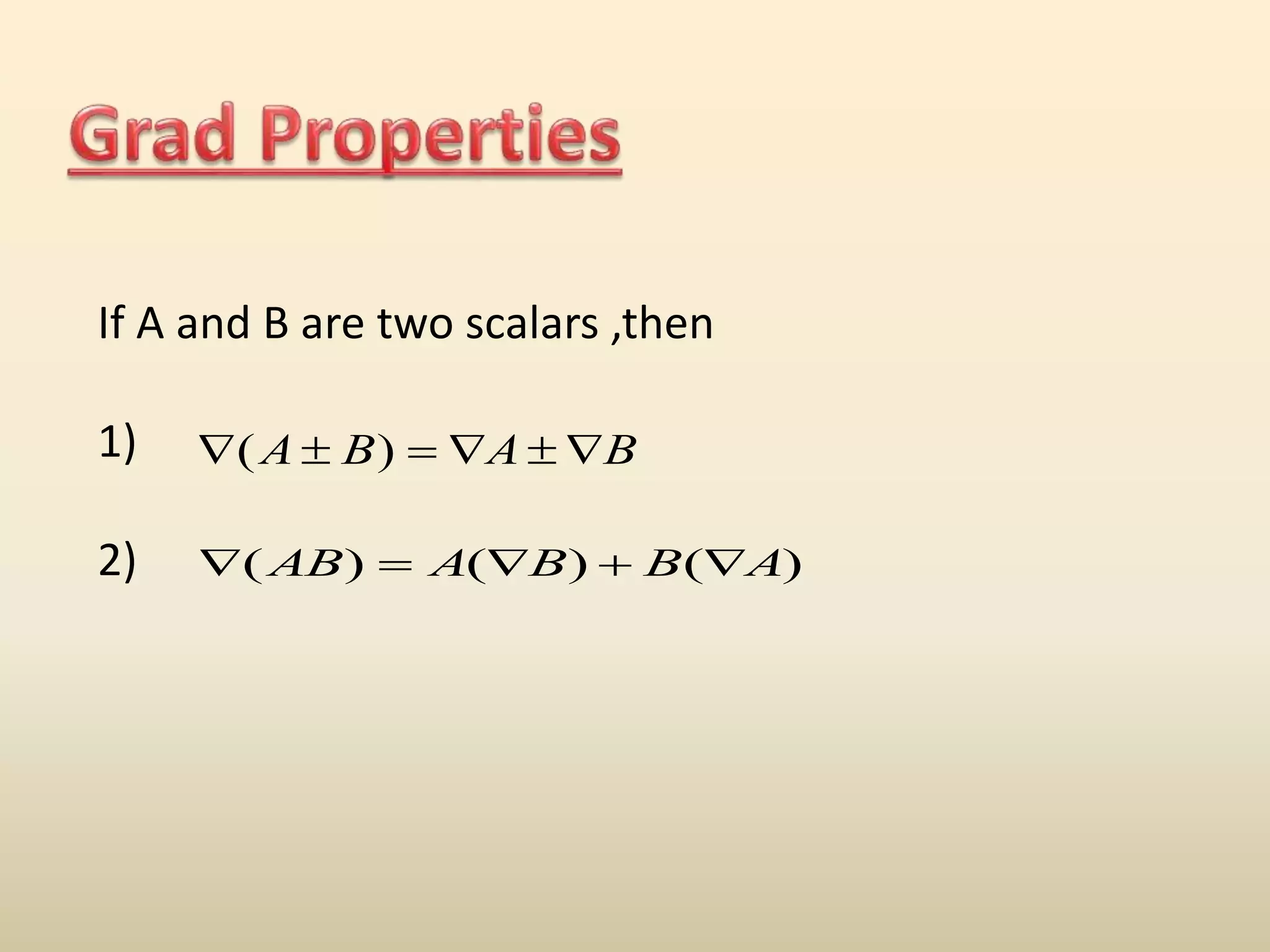 Gradient Directional Derivative Divergence Curl Pptx 3 D