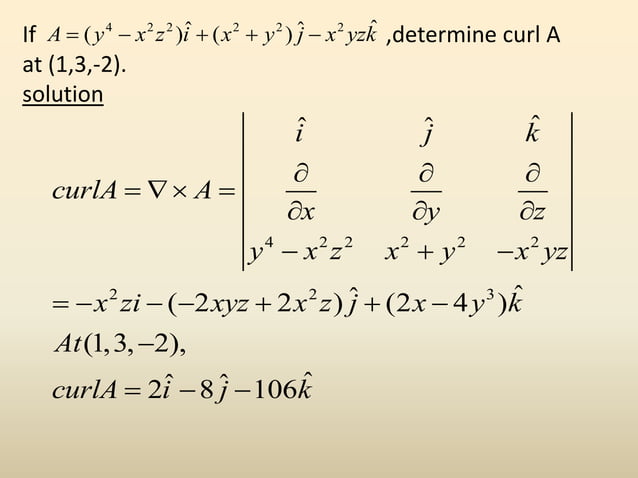 Gradient , Directional Derivative , Divergence , Curl | PPTX | 3-D Graphics | Computer Software ...