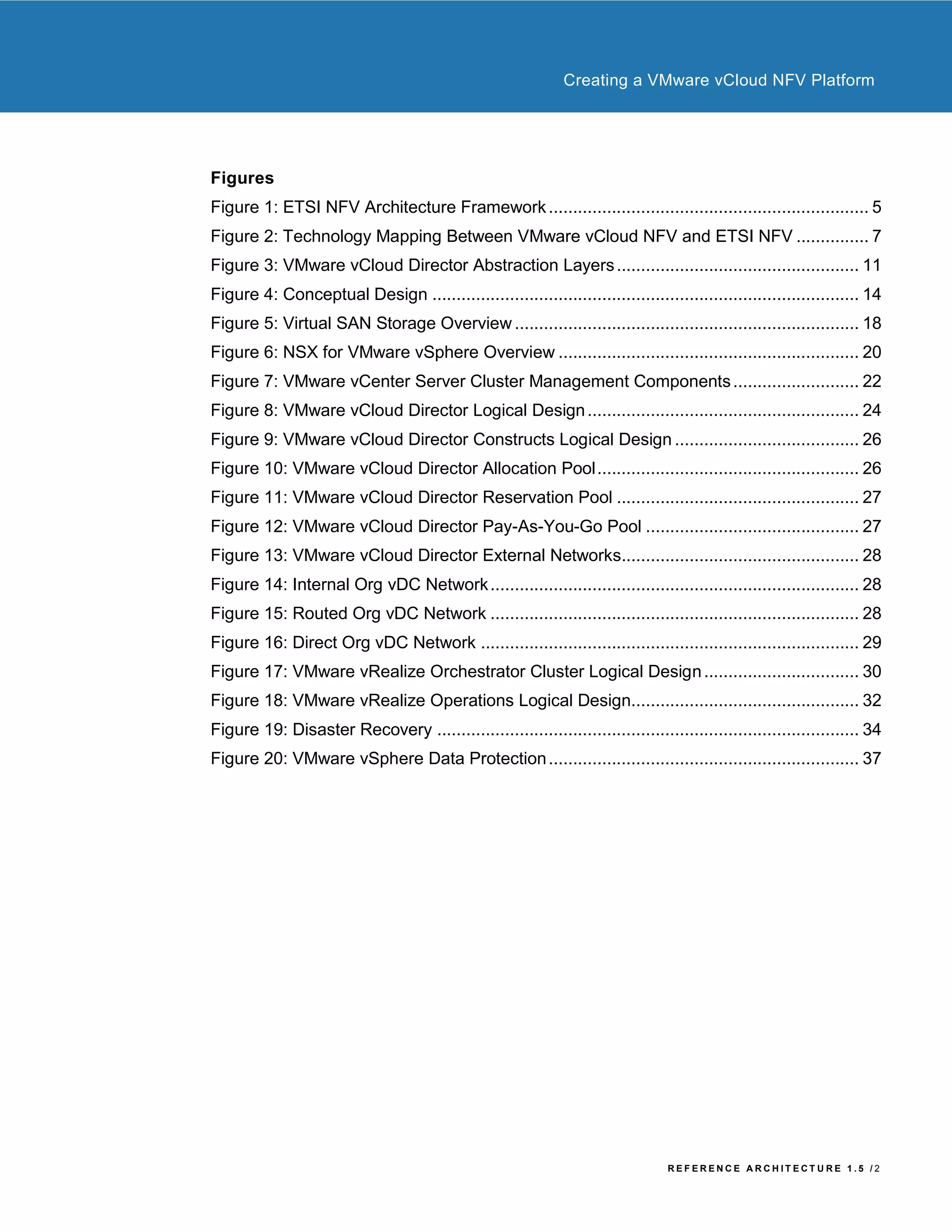 VMware vCloud NFV Reference Architecture | PDF