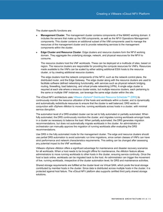 VMware vCloud NFV Reference Architecture | PDF