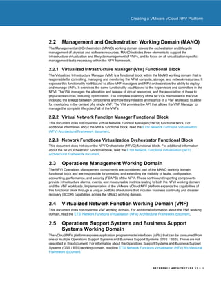 VMware vCloud NFV Reference Architecture | PDF | Computer Networking | Computing