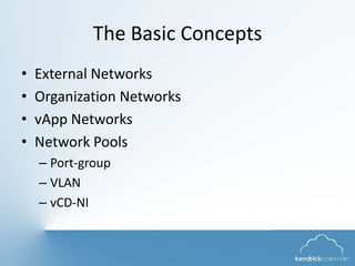 BrownBag - vCloud Networking | PPTX