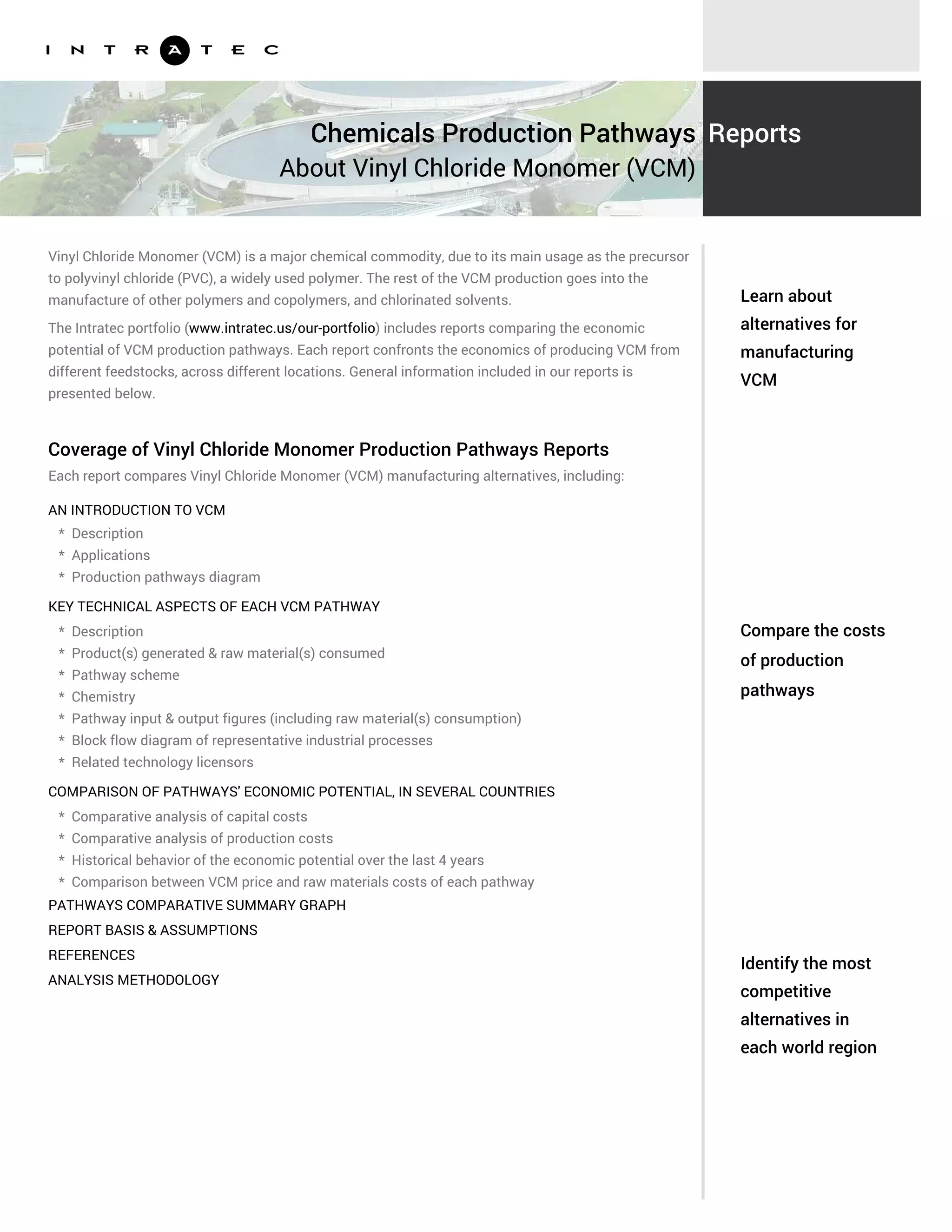 Economic Analysis: VCM Production Processes | PDF | Chemistry | Science