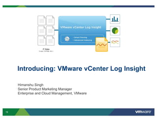 VMworld 2013: Troubleshooting at Cox Communications with VMware vCenter Log Insight and vCenter ...
