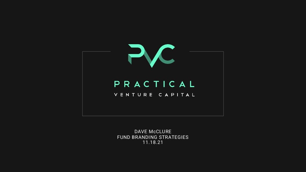 VC Marketing and Branding Strategies | PDF