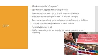 Finding Careers to Match your Myers Briggs Personality Type | PPTX