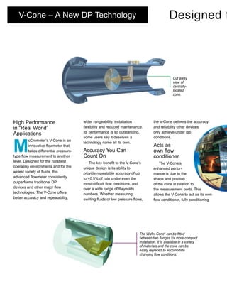 V cone flow meters | PDF
